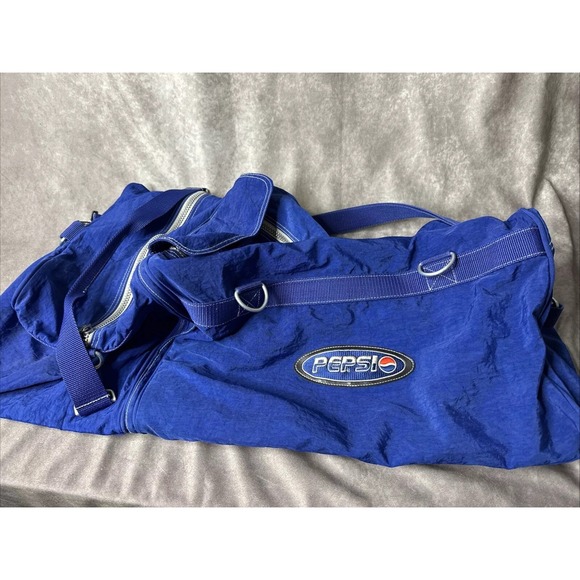 Pepsi | Bags | Vintage 9s Pepsi Co Handled Large Duffle Bag Carry On ...